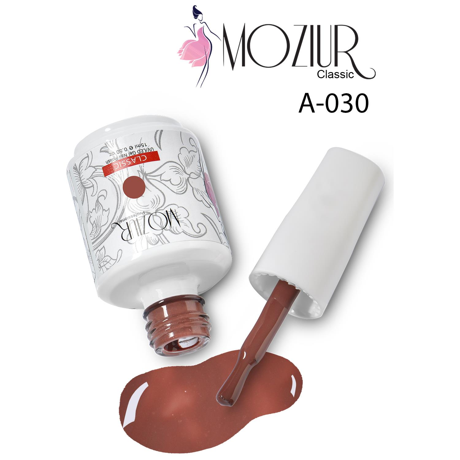 MOZIUR UV Led Kalıcı Oje 15ml A030 | Zerre İthalat